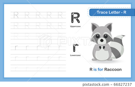 Trace Letter-R - Stock Illustration [66827237] - PIXTA