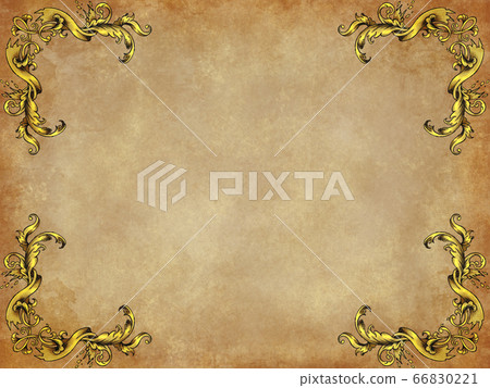 Medieval decorative frame 4 - Stock Illustration [66830221] - PIXTA