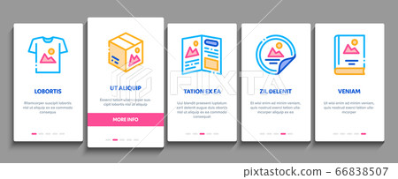 Polygraphy Printing Service Onboarding Elements... - Stock Illustration [66838507] - PIXTA