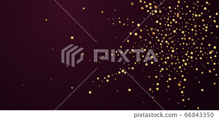 Sparse gold confetti luxury sparkling confetti. Sc - Stock Illustration ...