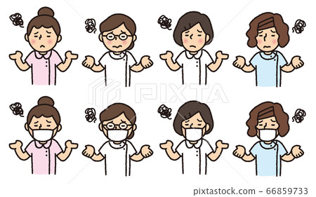 Nurse _ facial expression _ - Stock Illustration [66859733] - PIXTA