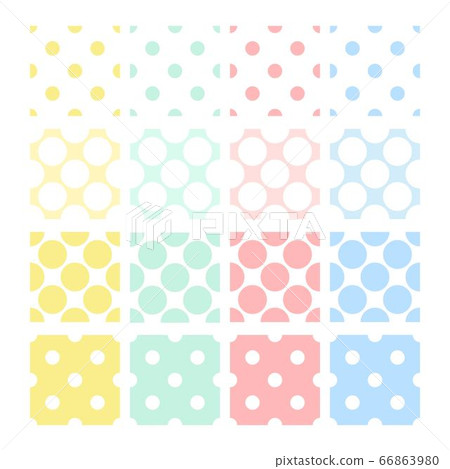 Basic and pop dot pattern set - Stock Illustration [66863980] - PIXTA