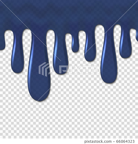 Water dripping, Blue Color Dropping - Stock Illustration [66864323] - PIXTA