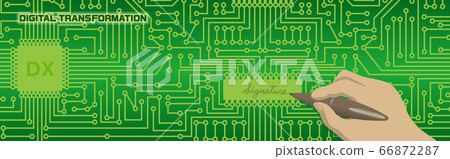 Electronic marking - Stock Illustration [66872287] - PIXTA