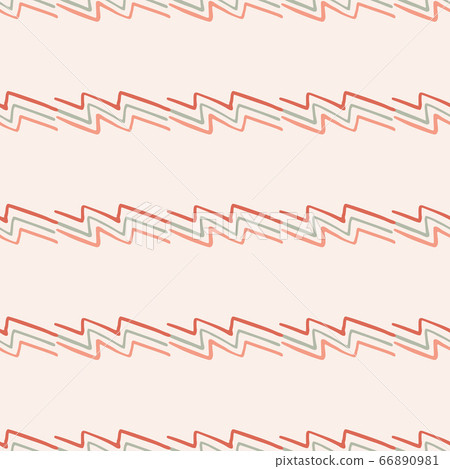 Geometric lightning doodle pattern on light - Stock Illustration ...