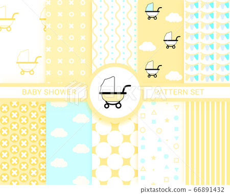 Boy baby girl pattern. Baby baby shower pattern... - Stock Illustration ...