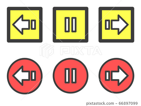 Buttons for operation - Stock Illustration [66897099] - PIXTA
