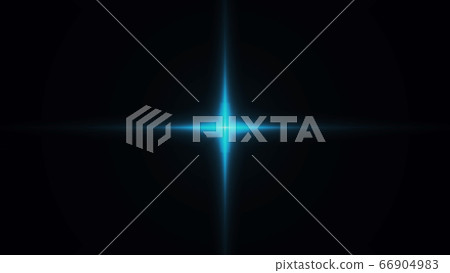 Beautiful lens flare with rays on a black - Stock Illustration ...