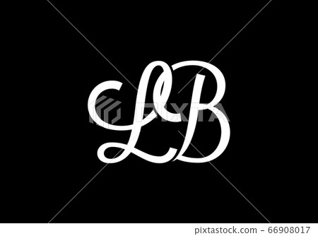 Initial Monogram Letter LB Logo Design Vector... - Stock Illustration ...
