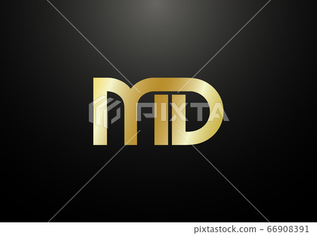 Initial Monogram Letter M D Logo Design Vector...-插圖素材 [66908391] - PIXTA圖庫
