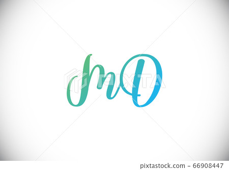 Initial Monogram Letter M D Logo Design Vector... - Stock Illustration ...