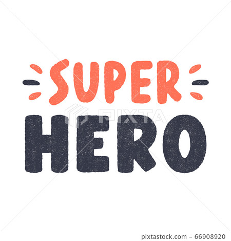 Super hero lettering. - Stock Illustration [66908920] - PIXTA