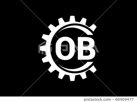 Initial Monogram Letter O B Logo Design Vector...-插圖素材 [66909477] - PIXTA圖庫