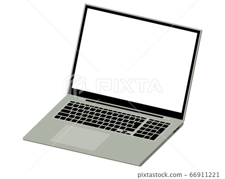 Simple laptop frame - Stock Illustration [66911221] - PIXTA