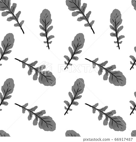 Baby leaf seamless pattern material - Stock Illustration [66917487] - PIXTA