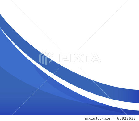 Template blue wave, layout mock up card - Stock Illustration [66928635 ...