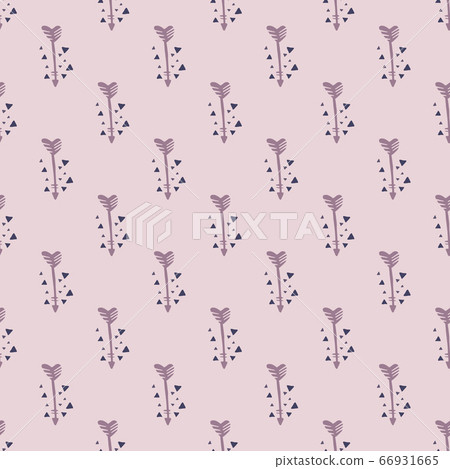 Geometric arrows pattern on pink background. - Stock Illustration ...