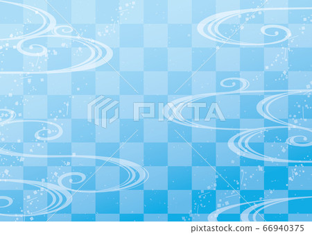 Light blue Japanese pattern background with... - Stock Illustration ...