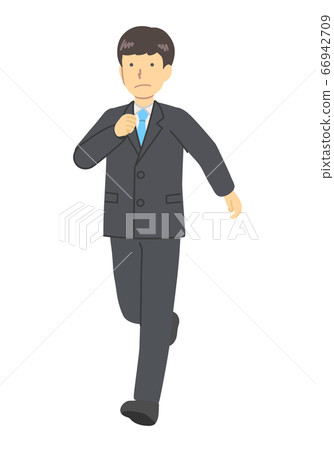 A man in a running suit - Stock Illustration [66942709] - PIXTA