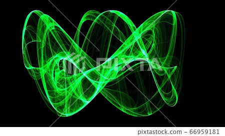 Fantastic chaotic figures that feel the flow - Stock Illustration ...