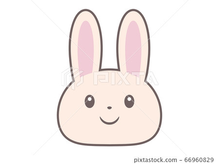 Smiling rabbit - Stock Illustration [66960829] - PIXTA