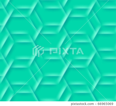 Mint green geometric seamless pattern for... - Stock Illustration ...