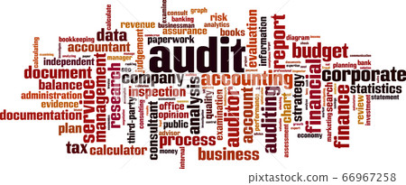 Audit word cloud - Stock Illustration [66967258] - PIXTA