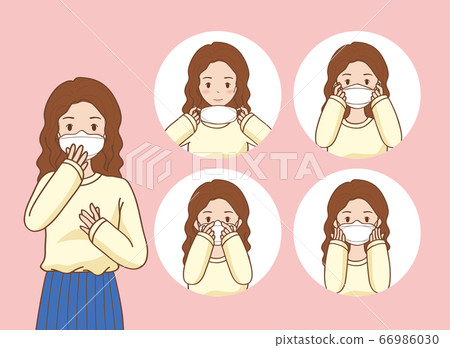 Preventive measures against the virus... - Stock Illustration [66986030 ...