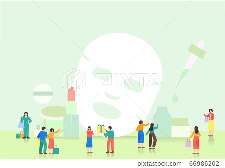 Trade fair concept. Showcase of specific... - Stock Illustration ...