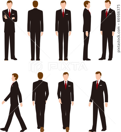 Illustration of the full body of a businessman.... - Stock Illustration ...