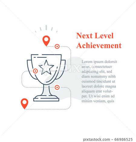 Competition reward concept, excellence award,... - Stock Illustration ...