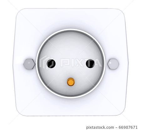 Socket isolated on white background - Stock Illustration [66987671] - PIXTA