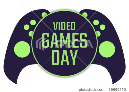 Video Games Day. Holiday concept. Template for... - Stock Illustration ...