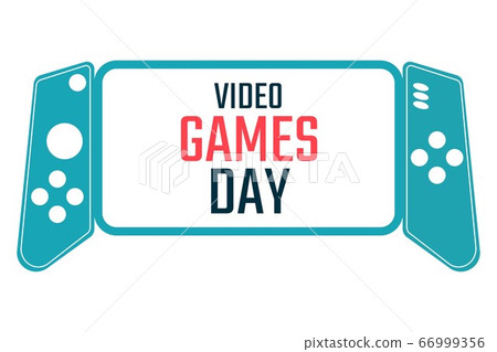 Video Games Day. Holiday concept. Template for... - Stock Illustration ...