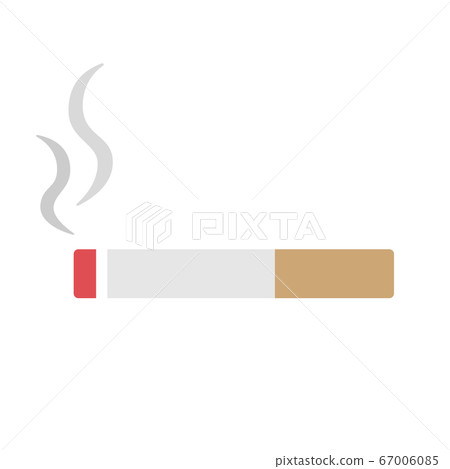 Illustration of a lit cigarette - Stock Illustration [67006085] - PIXTA