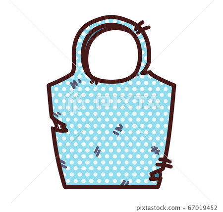 Ripped eco bag illustration - Stock Illustration [67019452] - PIXTA