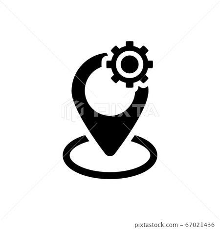 Service Location Icon - Stock Illustration [67021436] - PIXTA