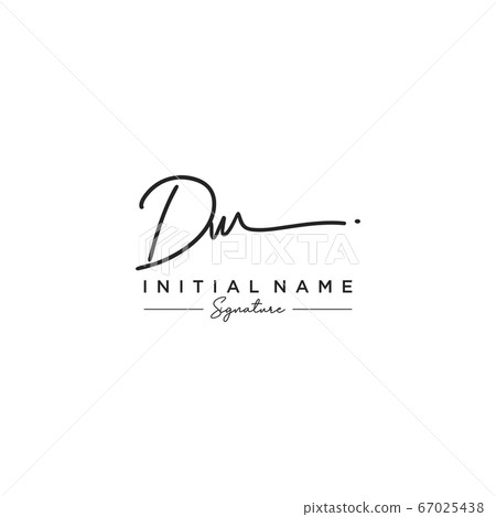 Letter DM Signature Logo Template Vector - Stock Illustration [67025438 ...