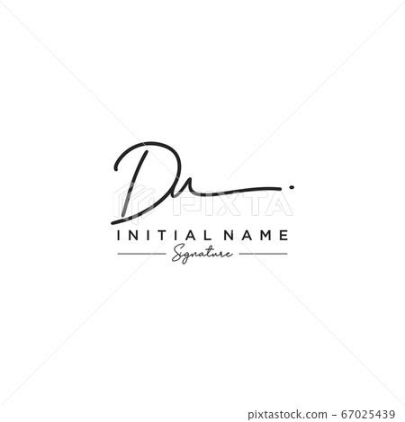Letter DU Signature Logo Template Vector-插圖素材 [67025439] - PIXTA圖庫