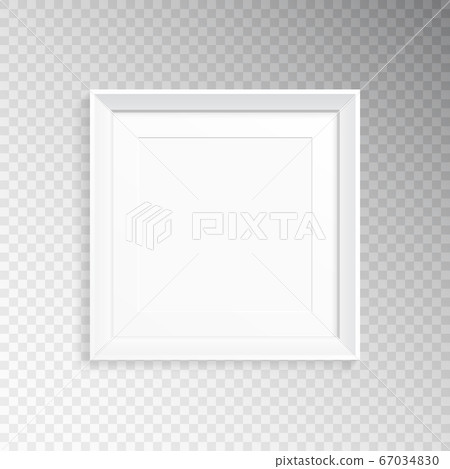 A realistic square frame with a mat for - Stock Illustration [67034830 ...