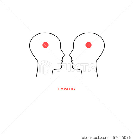 Icon empathy. Logo psychologist,... - Stock Illustration [67035056] - PIXTA