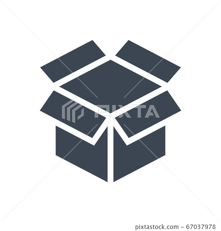 Box Vector Vector Glyph Icon - Stock Illustration [67037978] - PIXTA