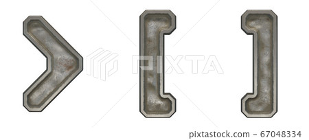 Set of symbols right angle bracket, left and... - Stock Illustration ...