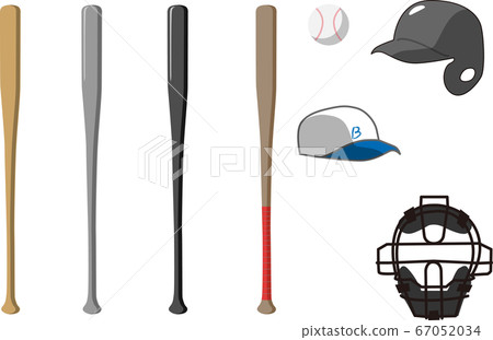 Baseball equipment set - Stock Illustration [67052034] - PIXTA