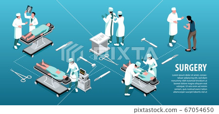 Isometric Surgeon Infographics - Stock Illustration [67054650] - PIXTA