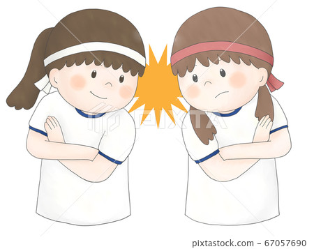 Girl (battle) - Stock Illustration [67057690] - PIXTA