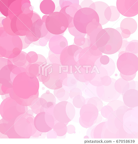 Bubbles Unique Pink Bright Vector Background - Stock Illustration ...