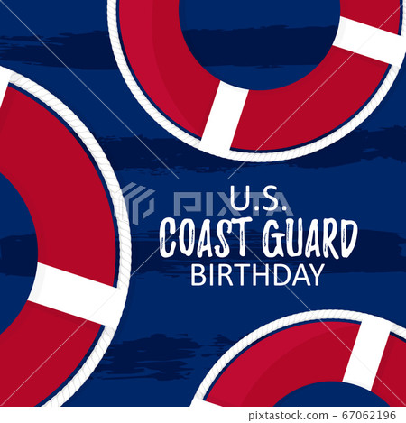 US Coast Guard Birthday vector card - Stock Illustration [67062196] - PIXTA