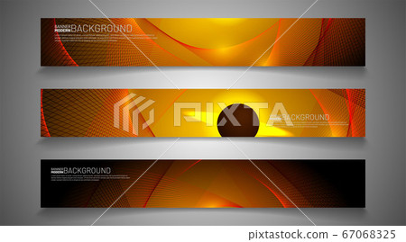 rectangular vector banner. future design ... - Stock Illustration ...