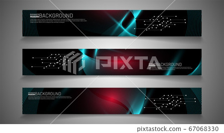 rectangular vector banner. future design ...-插圖素材 [67068330] - PIXTA圖庫